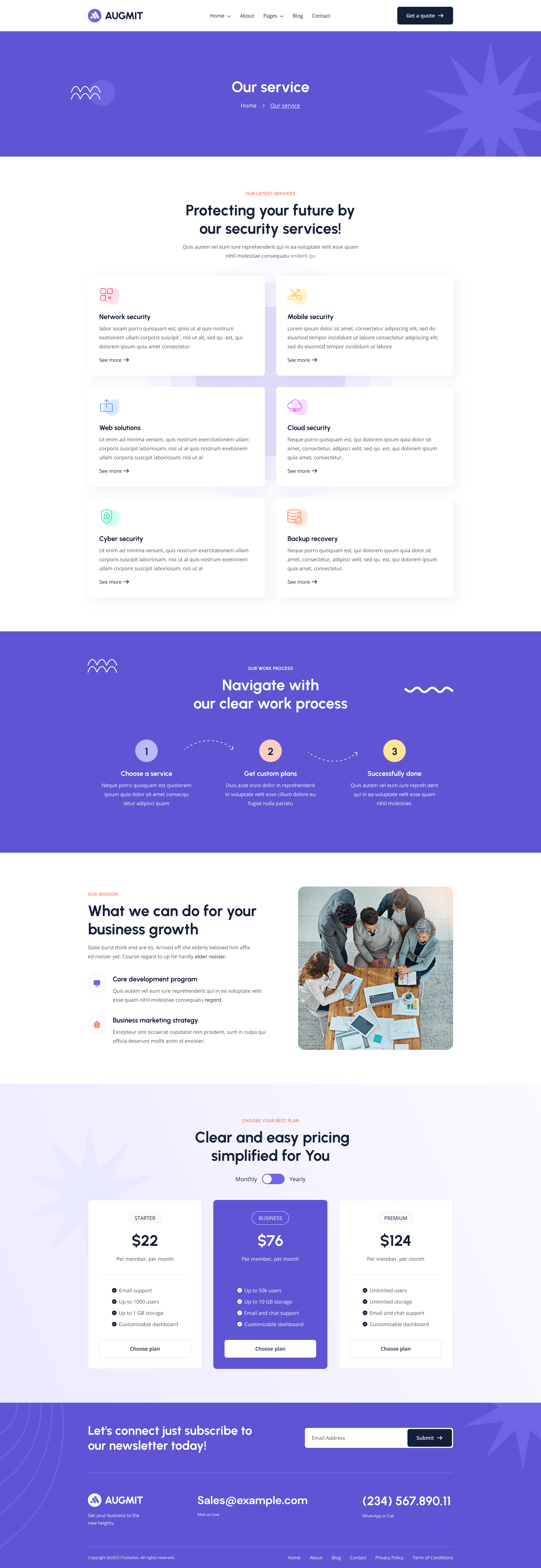 Augmit - IT Solution and Technology HTML Template by wpmessiah | ThemeForest